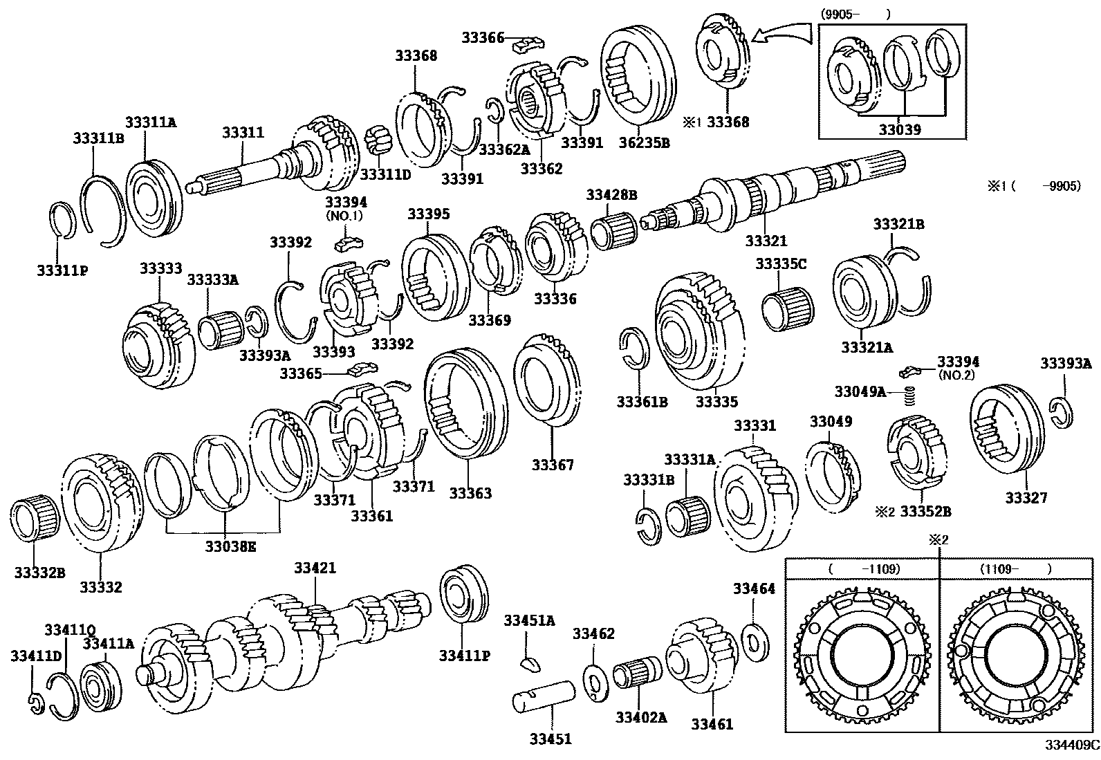 Mkena online auto parts store Toyota - 33301-60110 - 3330160110 - SHAFT ...
