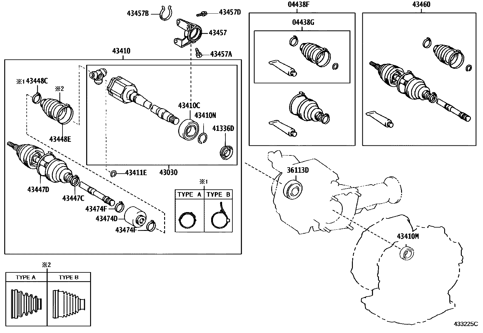 Mkena online auto parts store Toyota - 04427-06360 - 0442706360 - BOOT ...