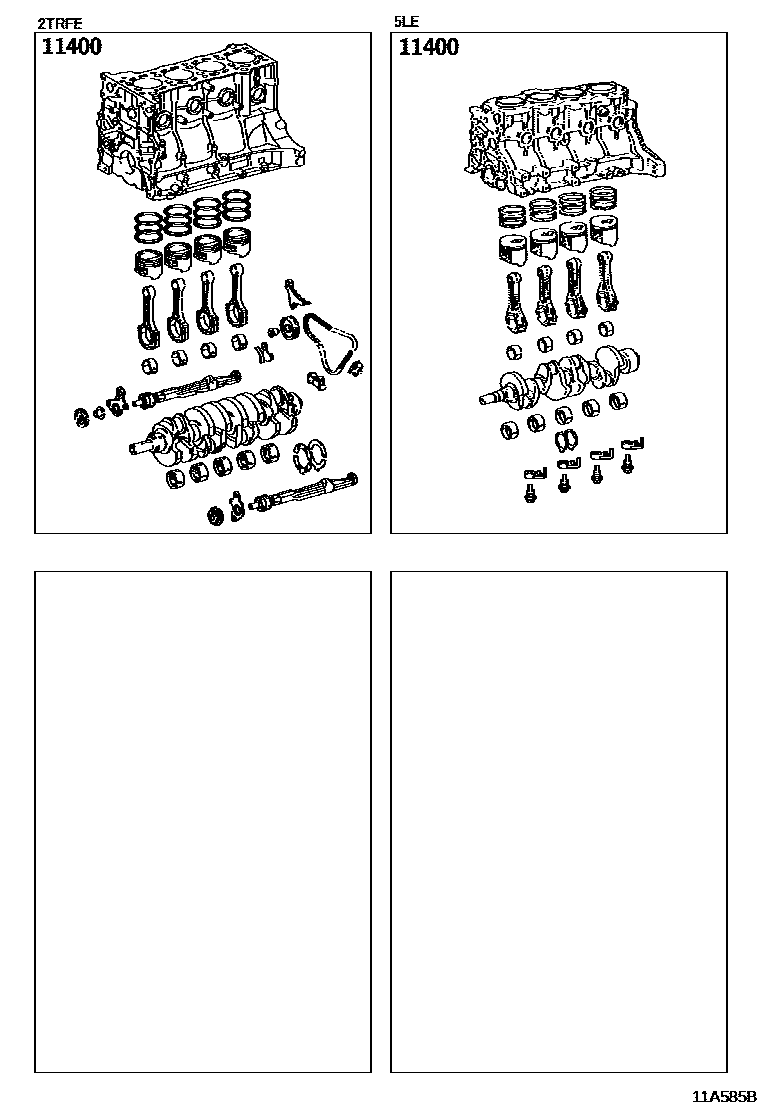 Mkena online auto parts store Toyota - 11400-0C230 - 114000C230 - BLOCK ...